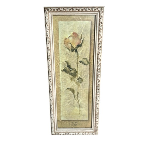 Cheri Blum | Wall Decor | Cheri Blum Vintage Rose Lithograph In Ivory ...